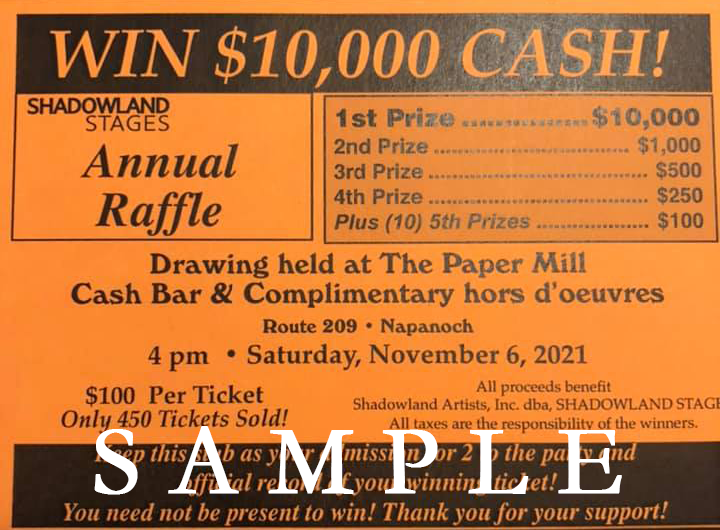 Sample Raffle Ticket | SHADOWLAND STAGES