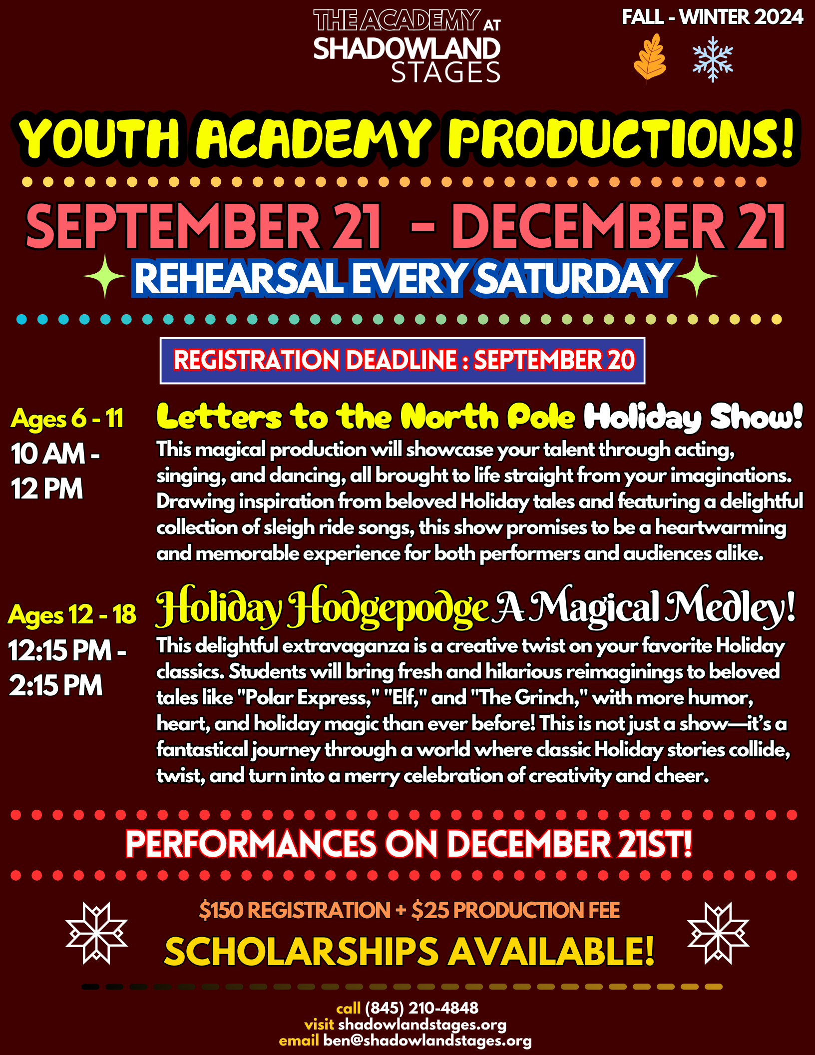 Fall Production (2) | SHADOWLAND STAGES